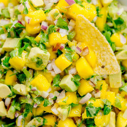 Cooked - Fresh Mango Salsa Recipe (5 Ingredients)