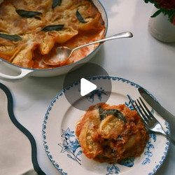 Cooked - Creamy Butternut Stuffed Shell Pasta Bake