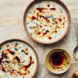 Cooked - Pazılı Lebeniye Çorbası (Yoghurt Soup with Chickpeas and Swiss ...