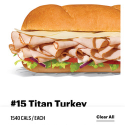 subway turkey