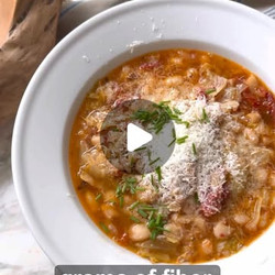 Cooked - Sun-dried Tomato Cabbage Soup
