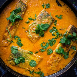 Cooked - Indian Salmon Fish