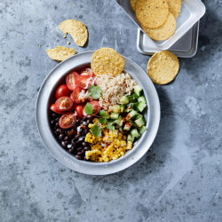 Cooked - Mexican-inspired Black Bean & Brown Rice Bowl Recipe | Woolworths