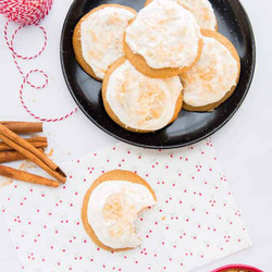 Cooked - Coquito Cookies With Coquito Buttercream Frosting