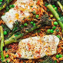 Cooked - Smoky Cod, Broccoli & Orzo Bake