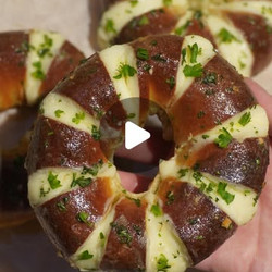 Cooked - Garlic Cream Cheese Stuffed Bagels